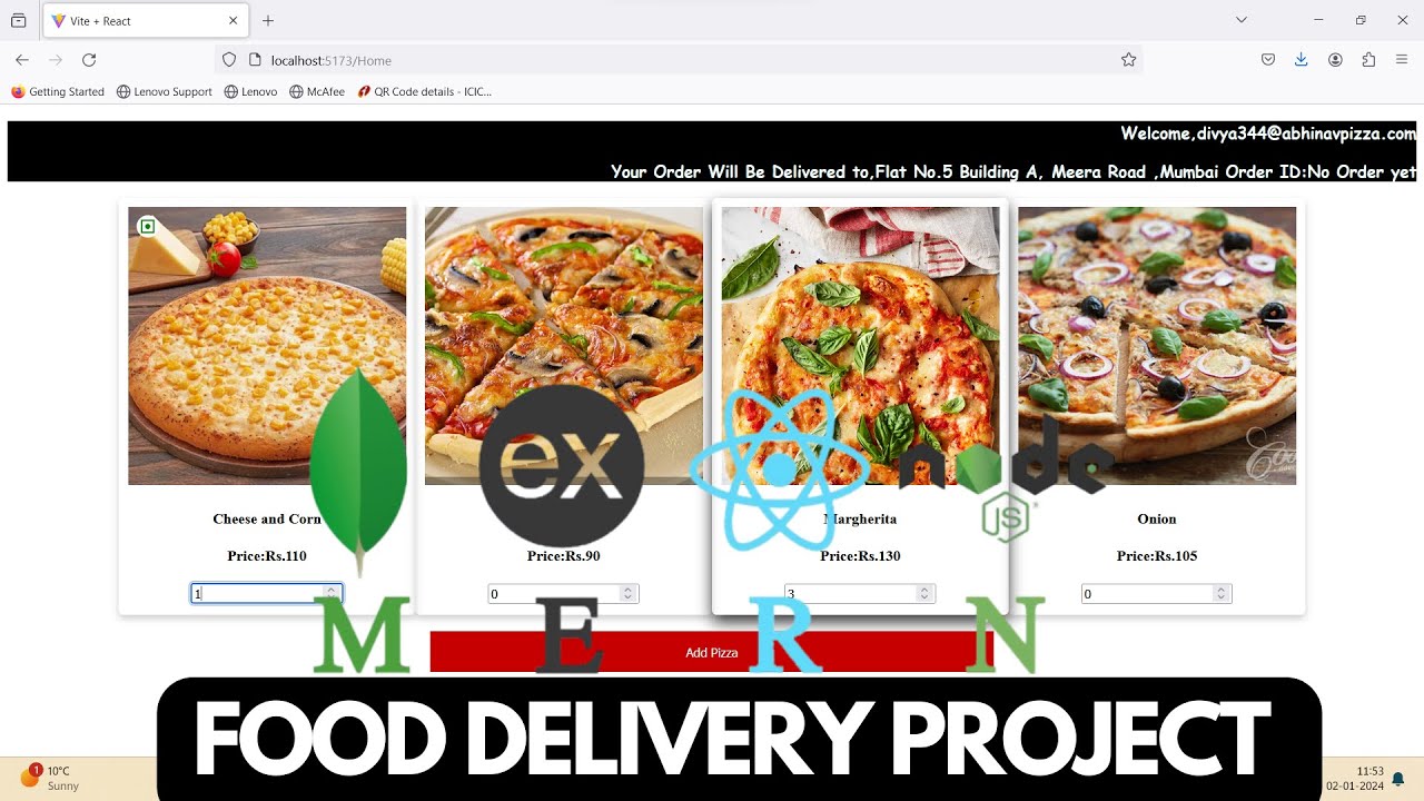 Build a Food Delivery App in 5 hours using MERN | Full Stack | Project ...