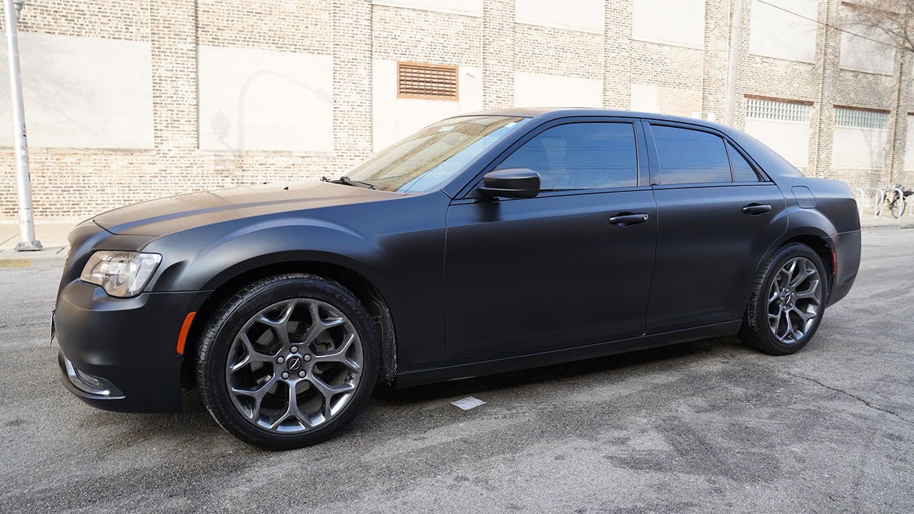 Black Matte Wrap for Chrysler 300S - YouTube