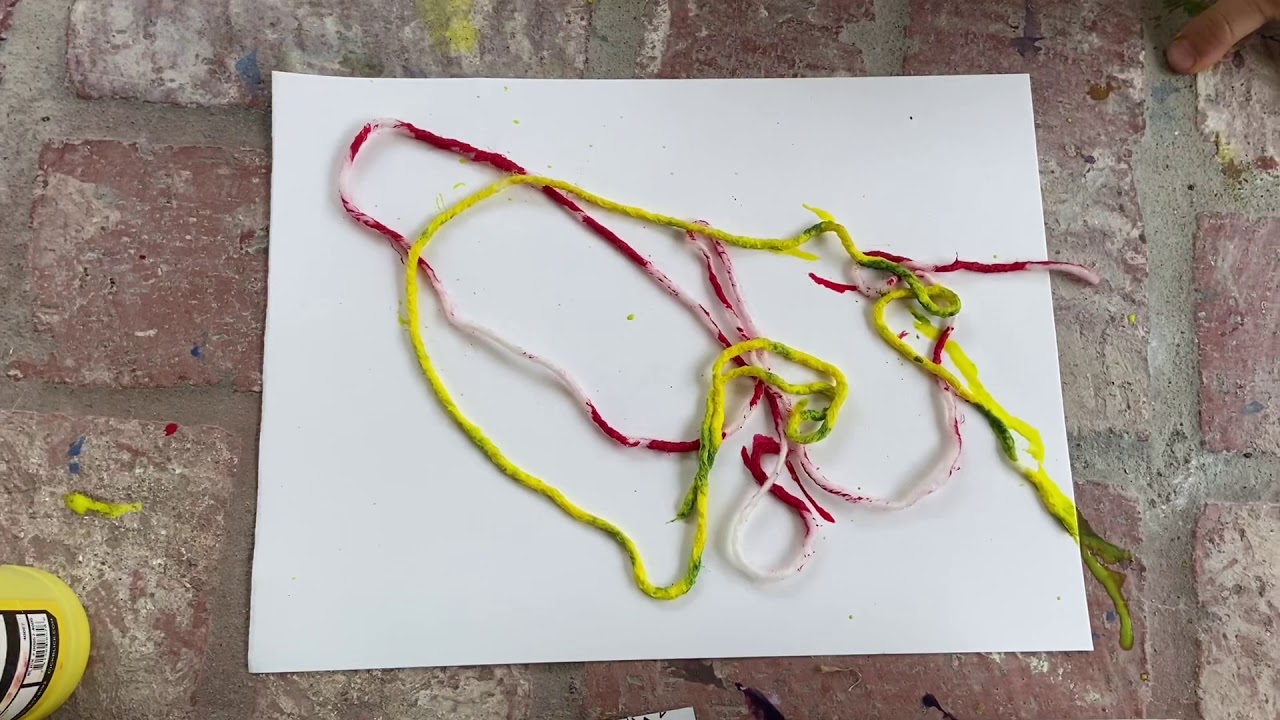 Pulled String Art - YouTube