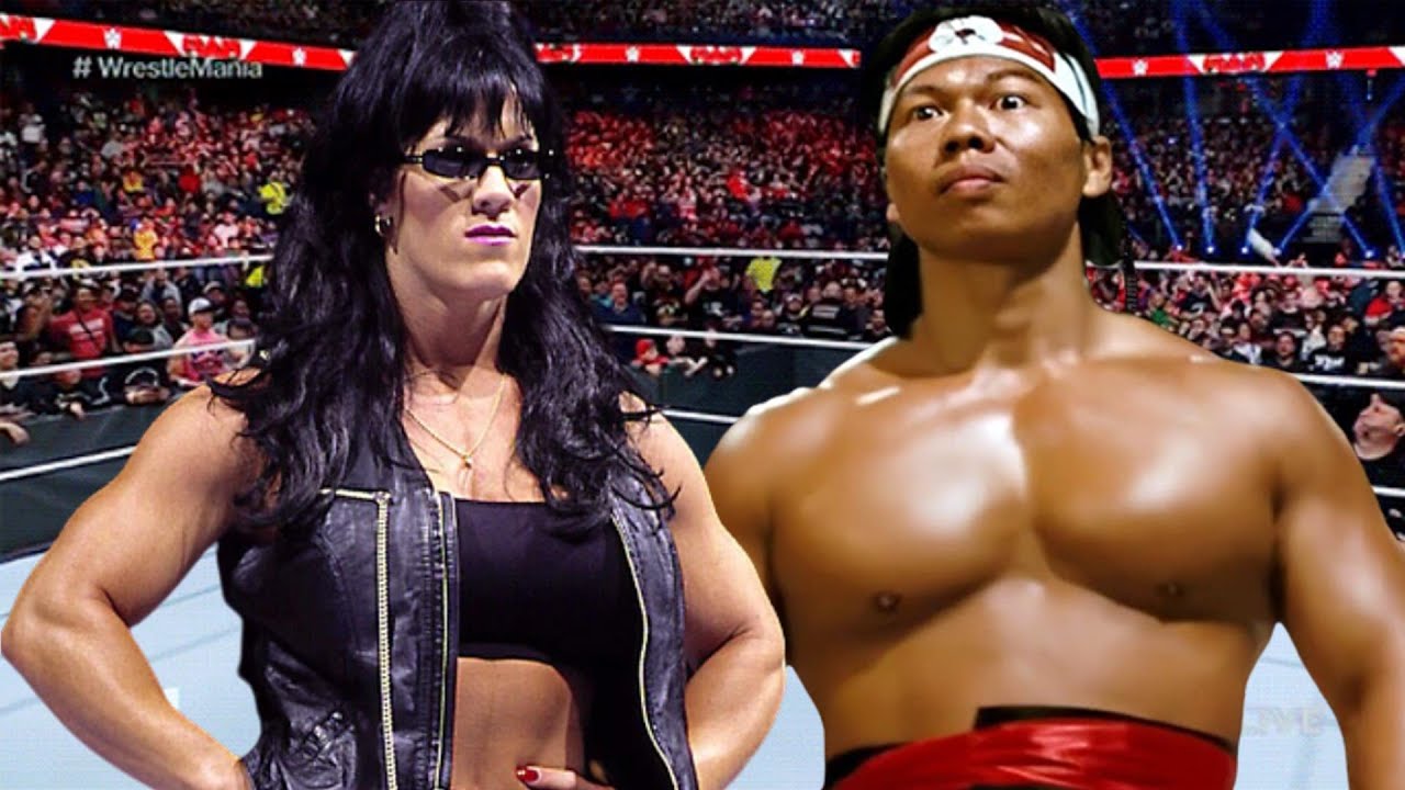 Chyna vs Bolo Yeung - Intergender Wrestling Match - YouTube