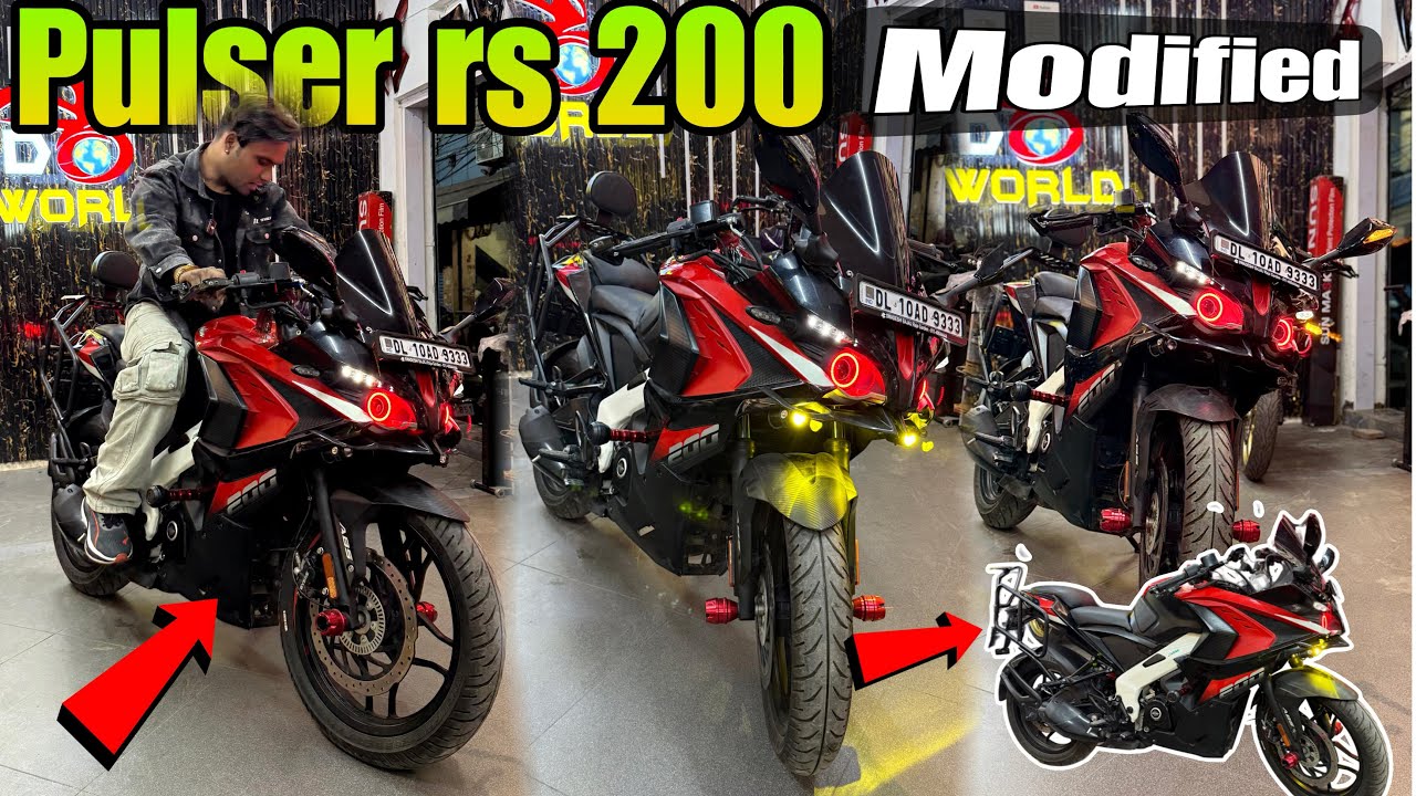 RS 200 Modified | RS 200 Touring Modifications | rs200 best Accessories ...