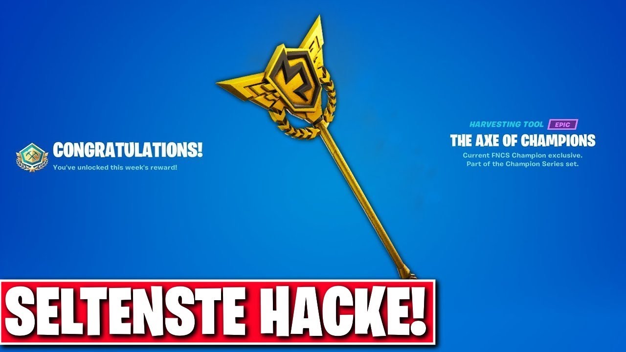 die SELTENSTE SPITZHACKE in FORTNITE!!😱 - YouTube