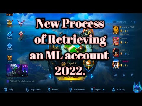 NEW PROCESS OF RETRIEVING AN ML ACCOUNT 2022. - YouTube