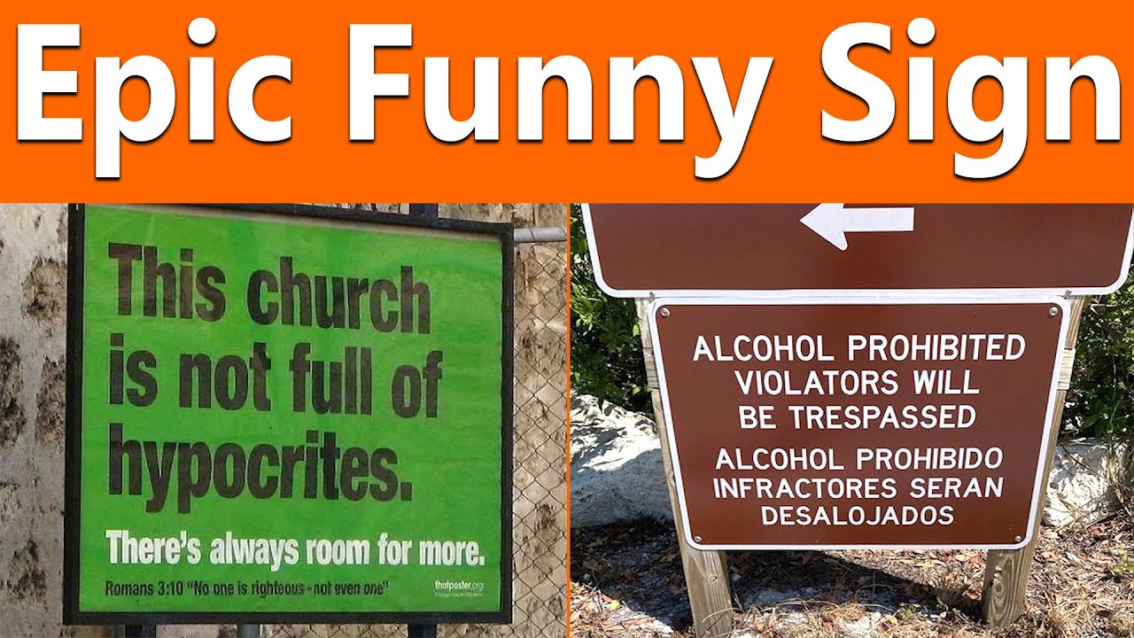 Best Epic Funny Sign Moments 🤣 | You Won’t Stop Laughing || Daily Joy ...