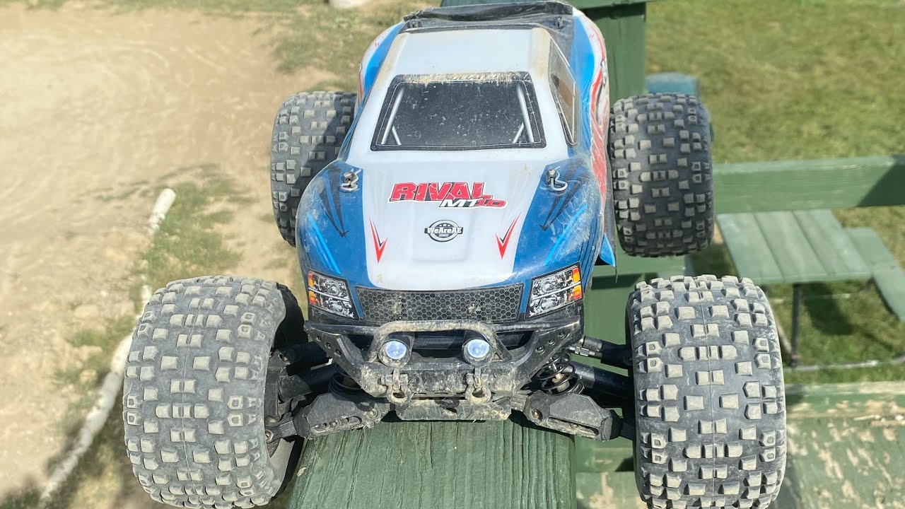 Associated Rival MT10 testing it out on the RC Race Track. With other ...