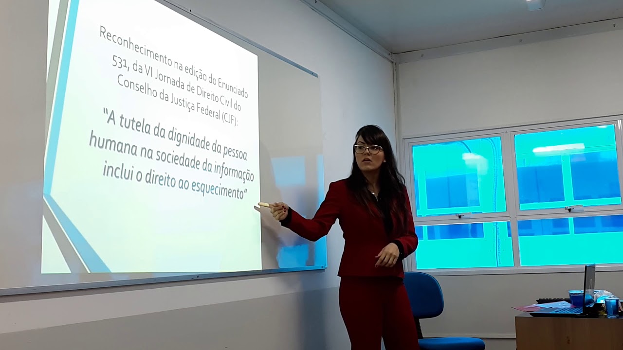 O Direito ao Esquecimento e o Dever de Informar - YouTube