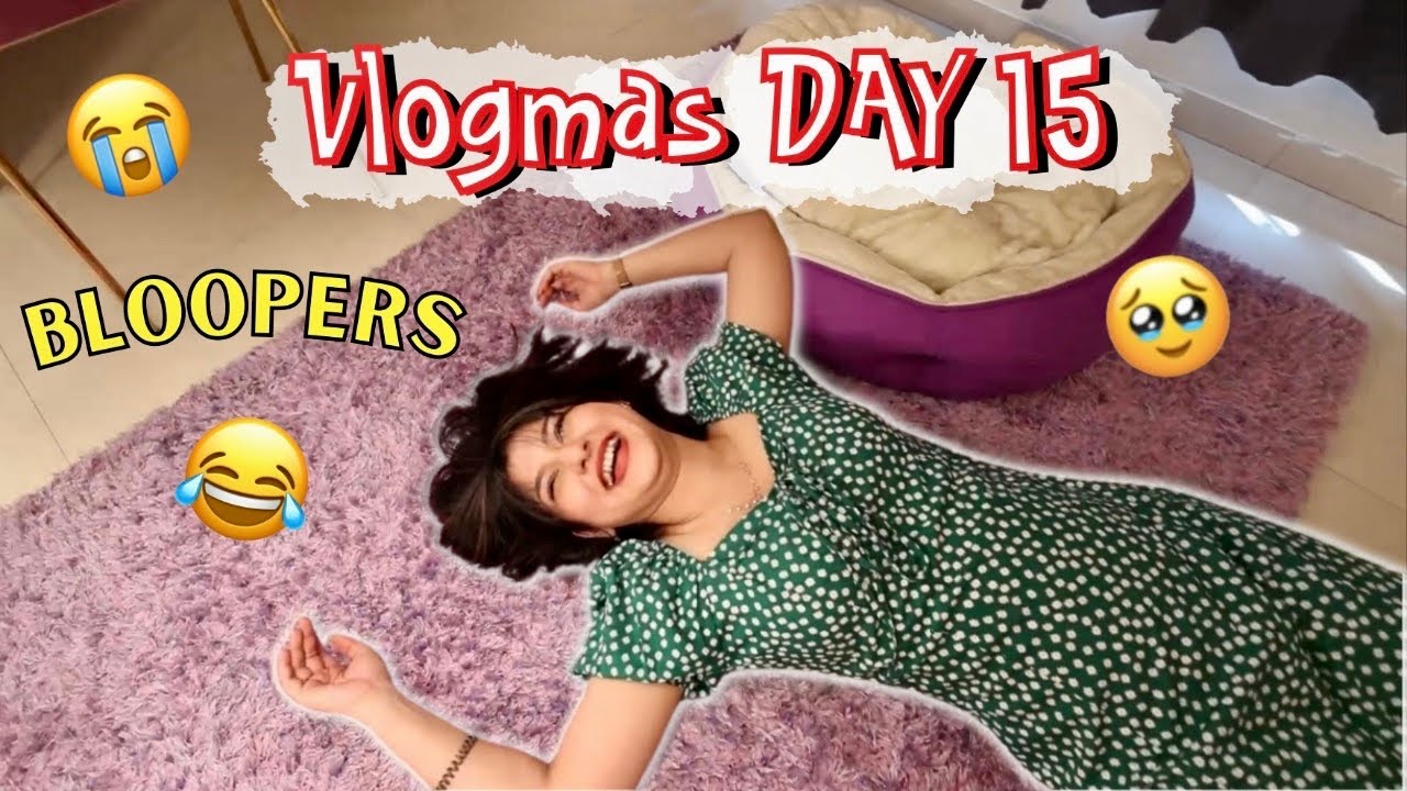 Yes, I am crazy😂 Bloopers Vlogmas Day 15 - YouTube