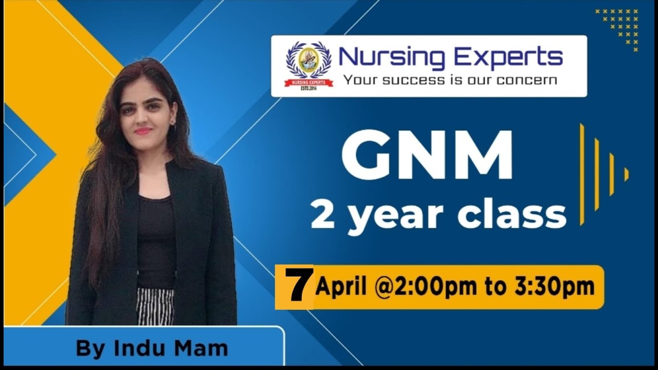 GNM 2 YEAR CLASS BY INDU MAM - YouTube