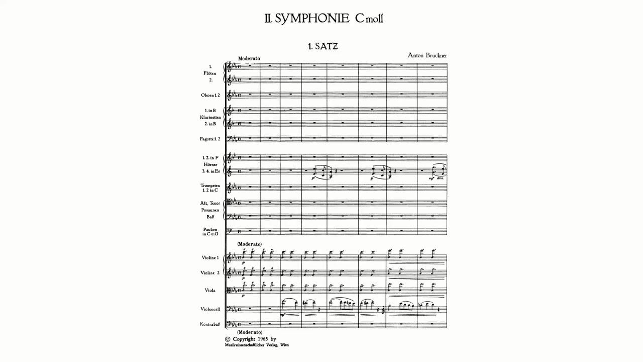 Bruckner: Symphony No. 2 in C minor, WAB 102 [2nd version; 1877] (with ...