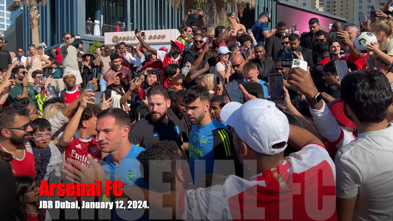 Arsenal FC Meet & Greet in Dubai #arsenal #gunners #football - YouTube