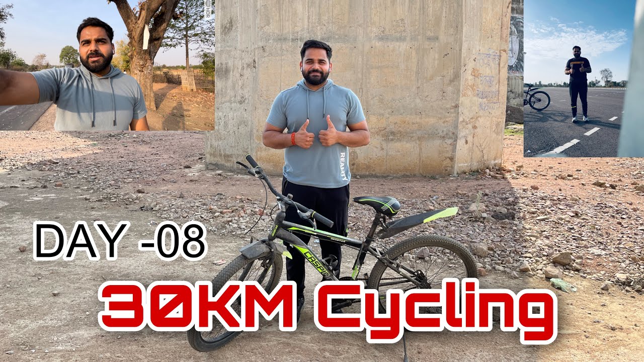 30KM Cycling For Fat to Fit Transformation Day-08 - YouTube