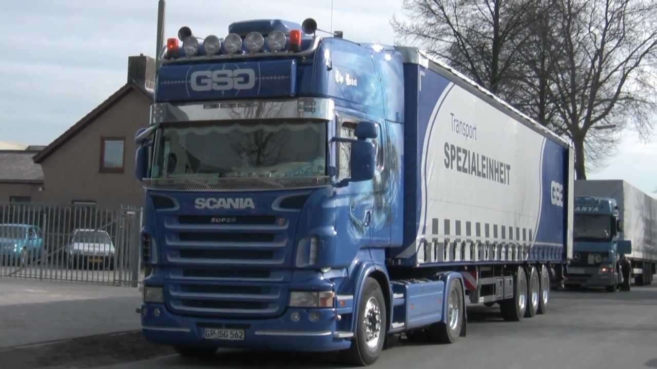 scania v8 r560 - GSG transport - YouTube