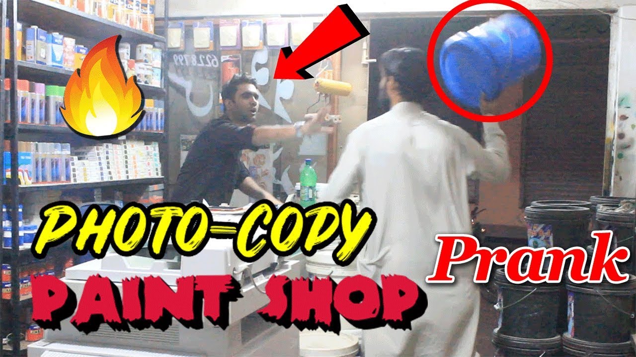 PhotoCopy and Paint Shop Prank | Dry Boys - YouTube