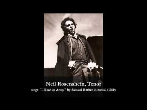 Neil Rosenshein sings "I Hear an Army" - YouTube