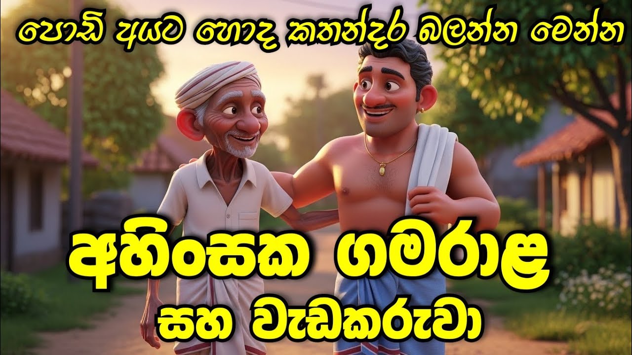 ගමරාළ සහ රදළයා | gamarala saha radalaya | #සිංහලකාටූන් #sinhalacartoon ...