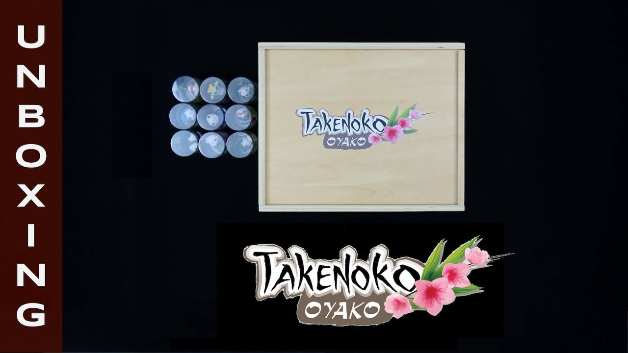 Takenoko Oyako Collector's Edition Unboxing and Component Layout - YouTube