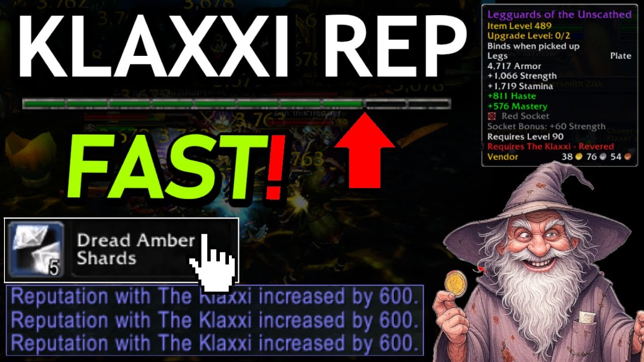 Klaxxi Rep Guide!🏆Fastest Farm to Exalted | EXPLAINED IN UNDER 2 ...