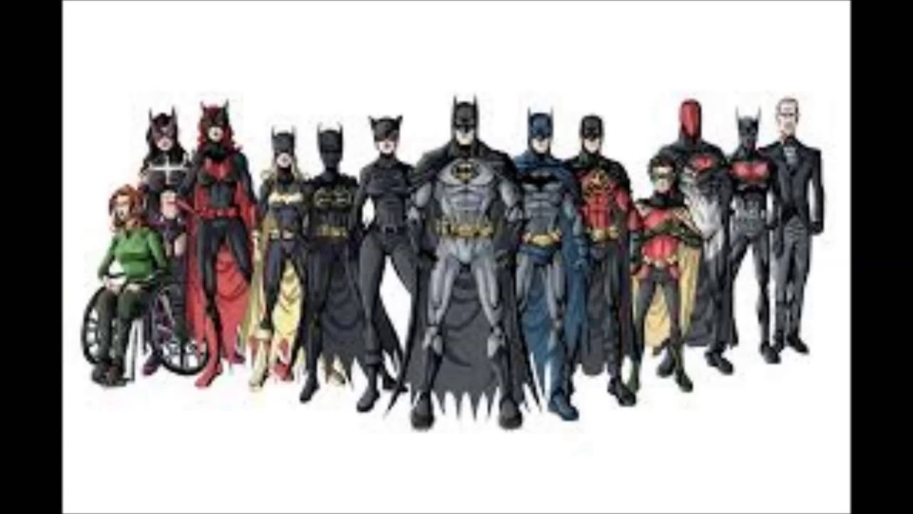All Bat-Family Members! (almost) - YouTube