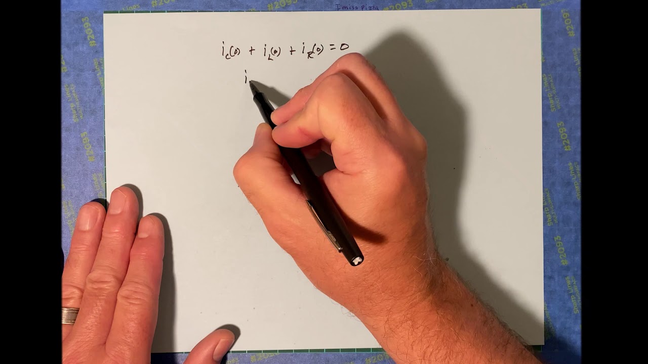 21-Natural Overdamped Voltage Response of Parallel RLC Circuits - YouTube