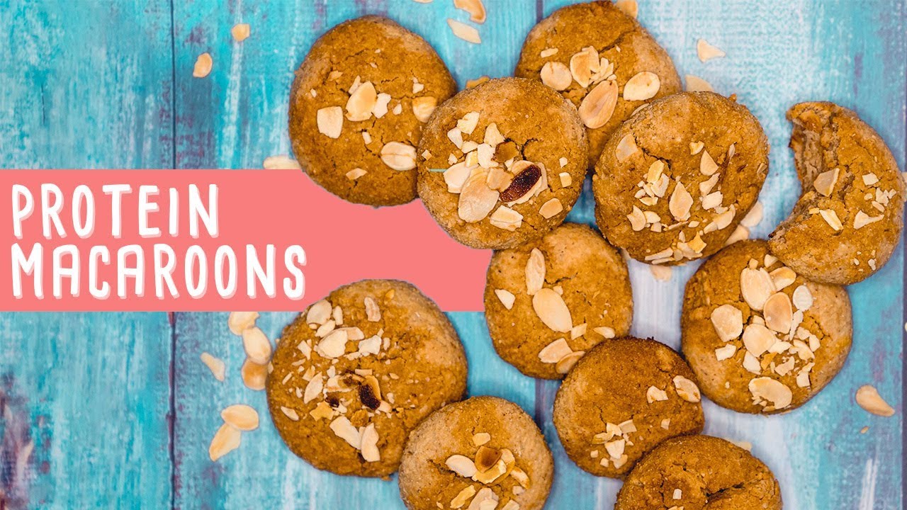 How to make VEGAN PROTEIN MACAROONS in 15 mins | mmMonday - YouTube