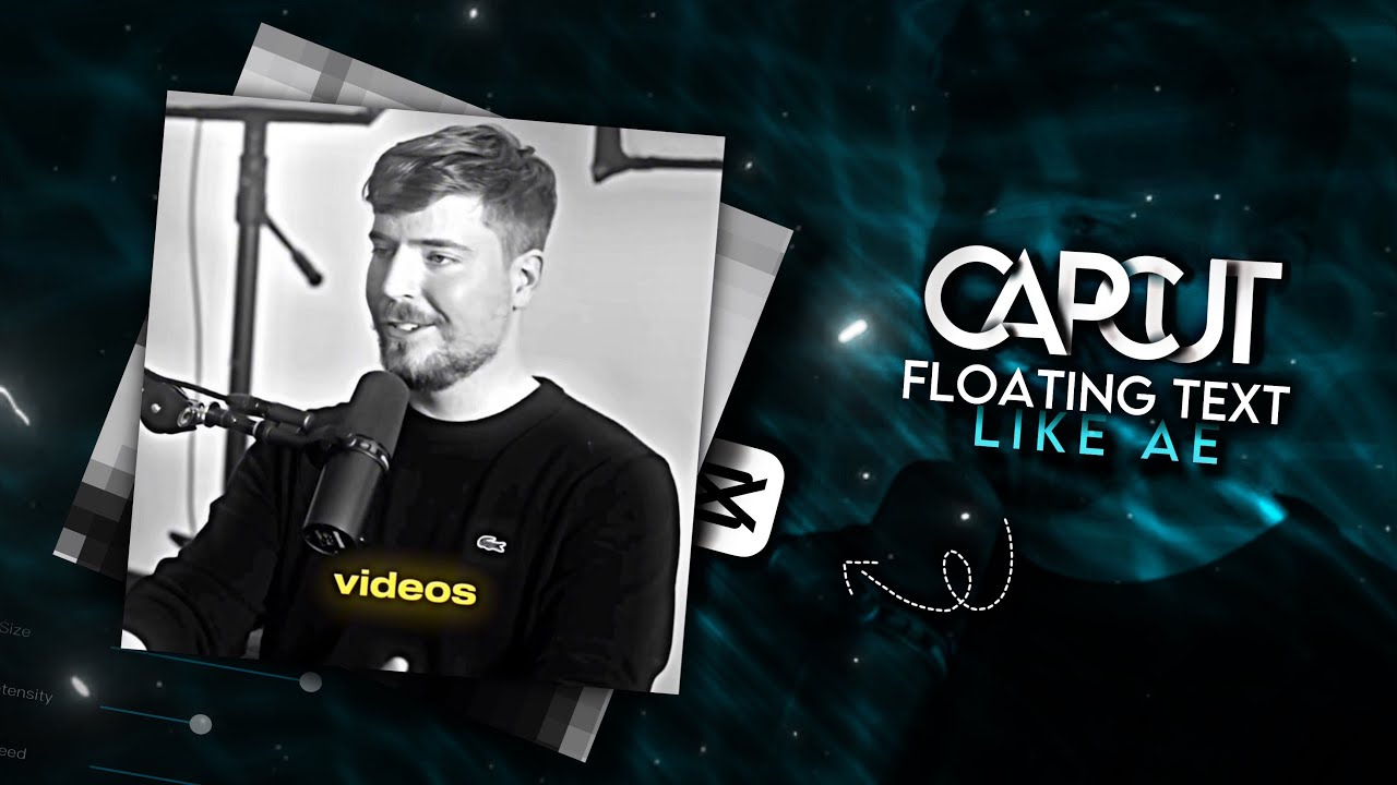 How to create floating text | ae like text in capcut | Glow Edits - YouTube