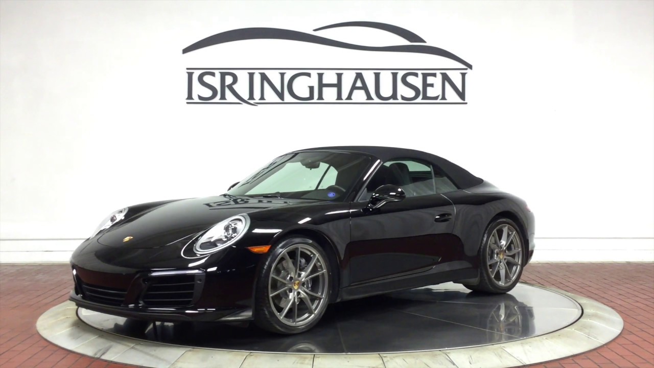 2017 Porsche 911 Carrera Convertible in Black - 142064A - YouTube