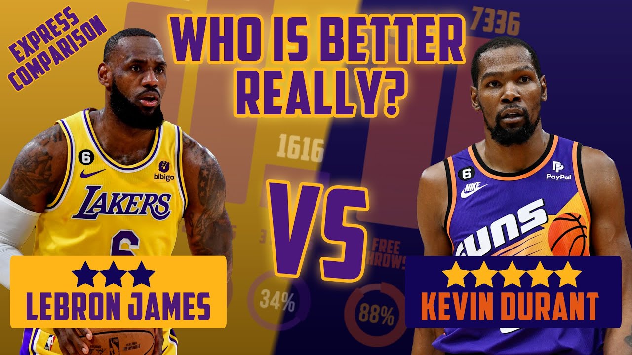 Battle of the Greats: LeBron James vs. Kevin Durant. Stat Comparison ...