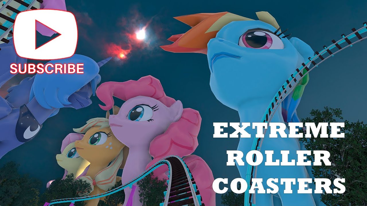 This My Little Pony Roller Coaster Will Blow Your Mind! 😱🌈 #BronyPower ...