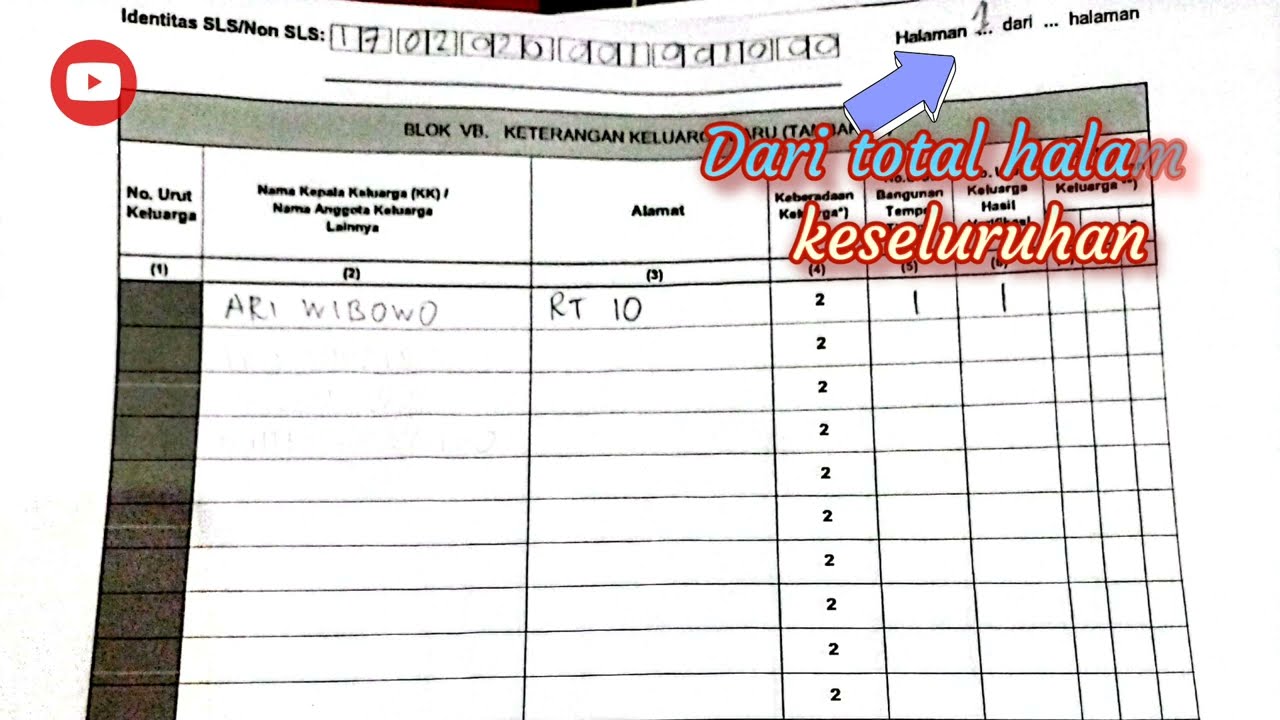 jika PPL harus menggunakan VK2 #regsosek #bps #cara mengisi dokumen VK ...