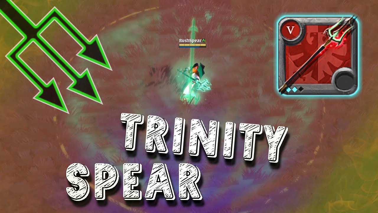 Trinity Spear Solo PVP | Albion Online Corrupted Dungeons - YouTube
