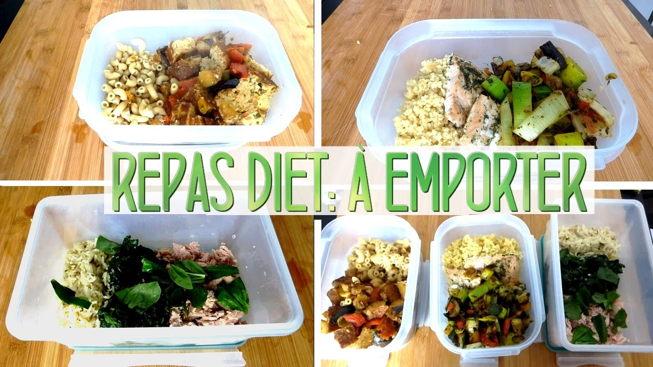 REPAS DIET À EMPORTER - YouTube
