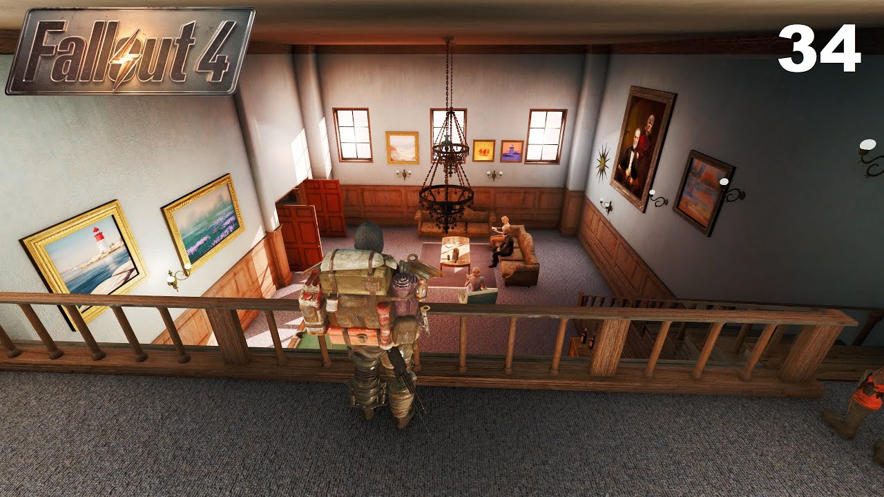 The Cabot house. Fallout 4 A Storywealth modpack playthrough Pt34 - YouTube