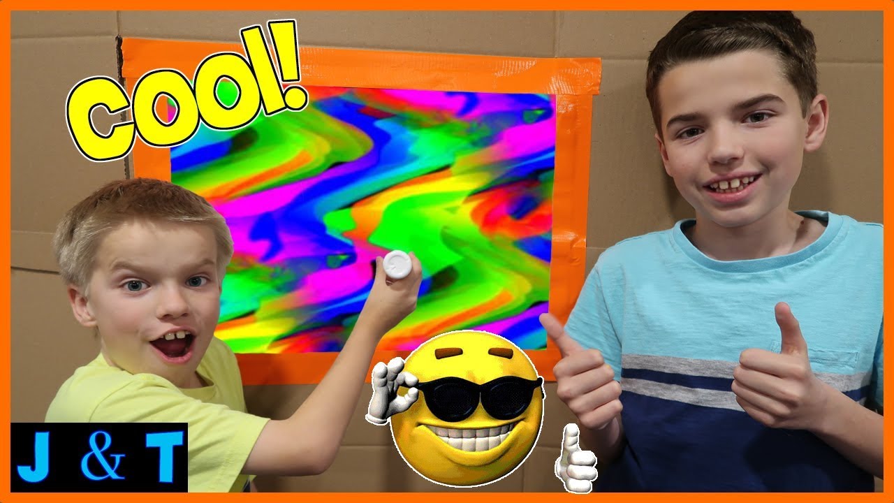 Box Fort art challenge / Jake and Ty - YouTube