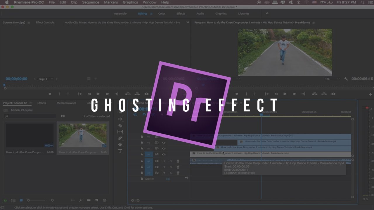 Cara Membuat Ghosting Effect - Adobe Premiere Pro Tutorial - YouTube