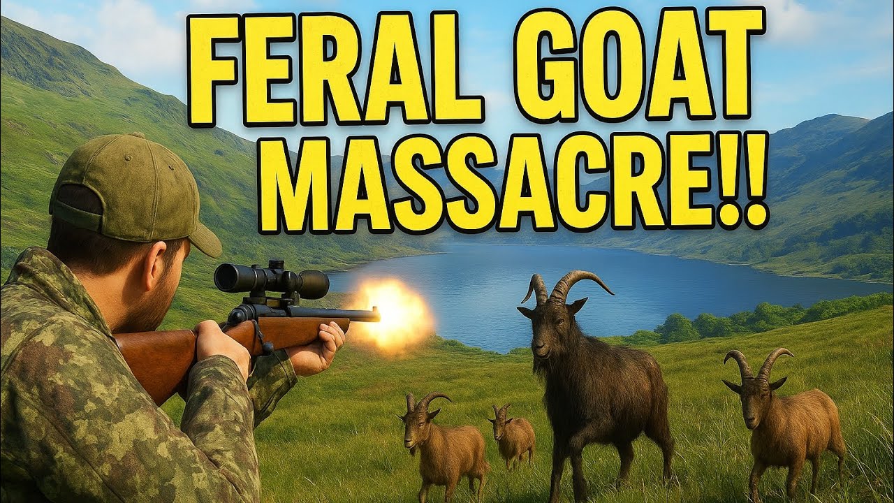 Shooting a bunch of Feral Goats on the NEW Scotland Map | theHunter ...
