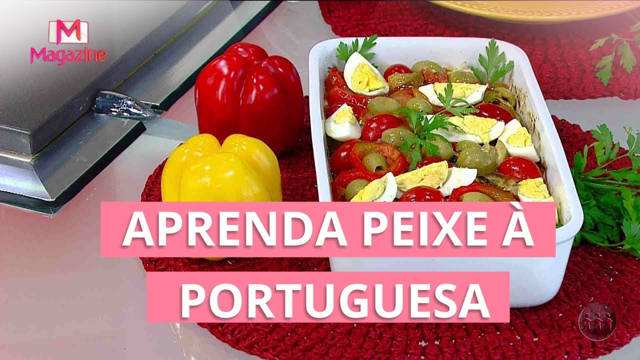 RECEITA: Como fazer PEIXE À PORTUGUESA - YouTube