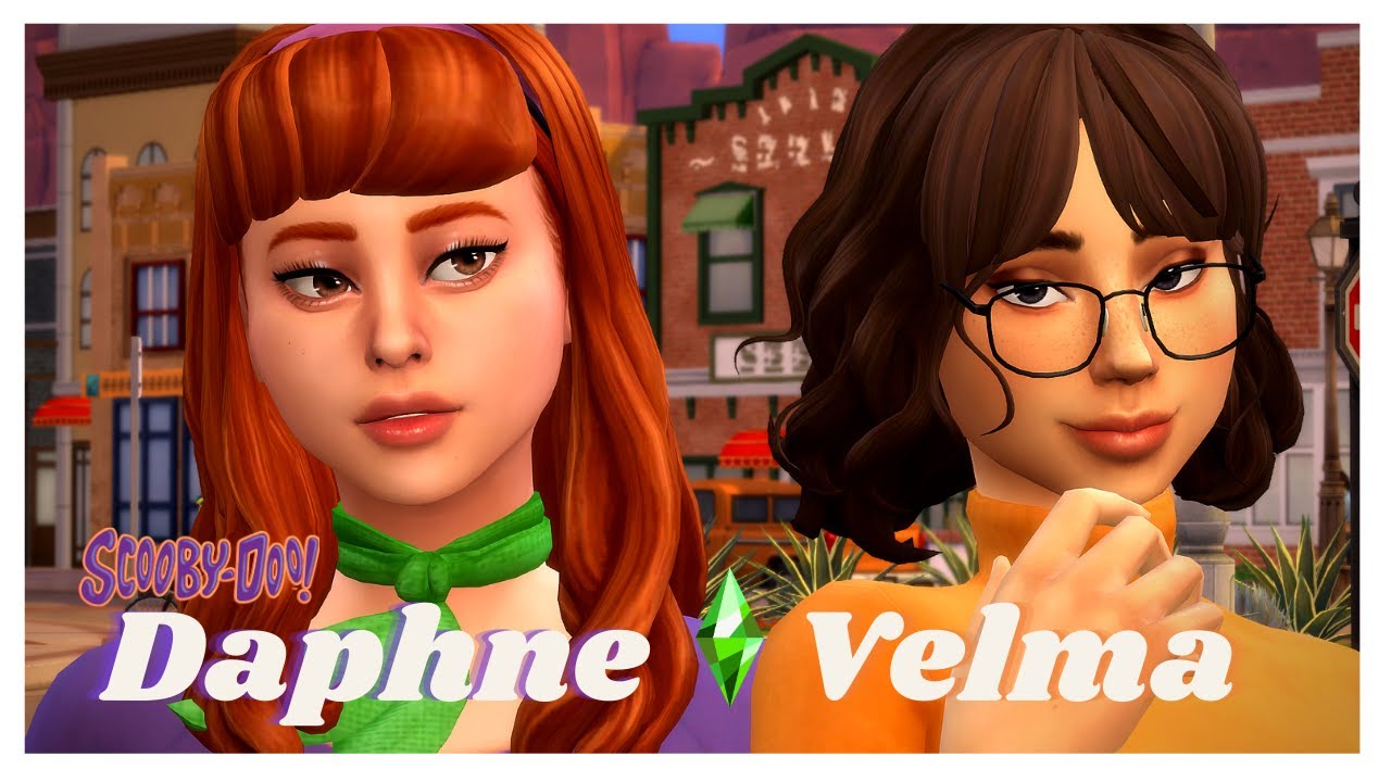 The Sims 4 Create A Sim | DAPHNE & VELMA +CC LINKS - YouTube