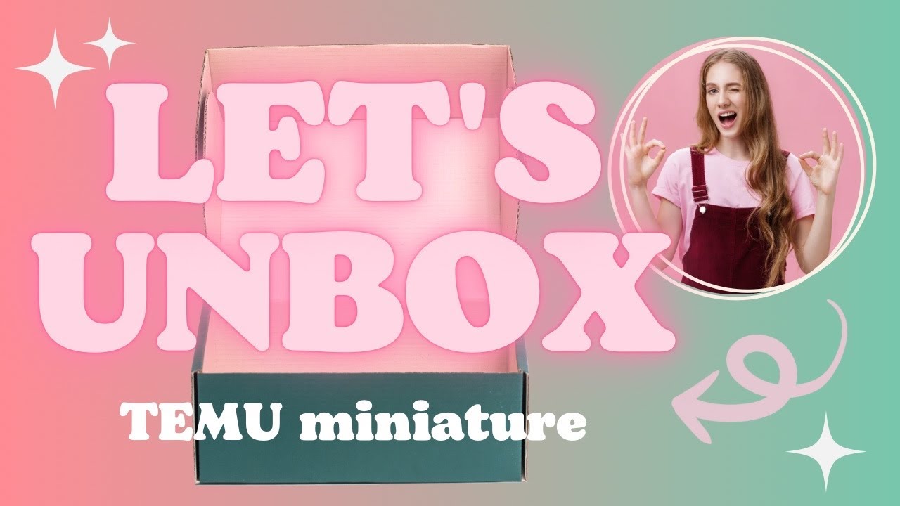 Unboxing Temu Miniature Scale 1/12 - YouTube