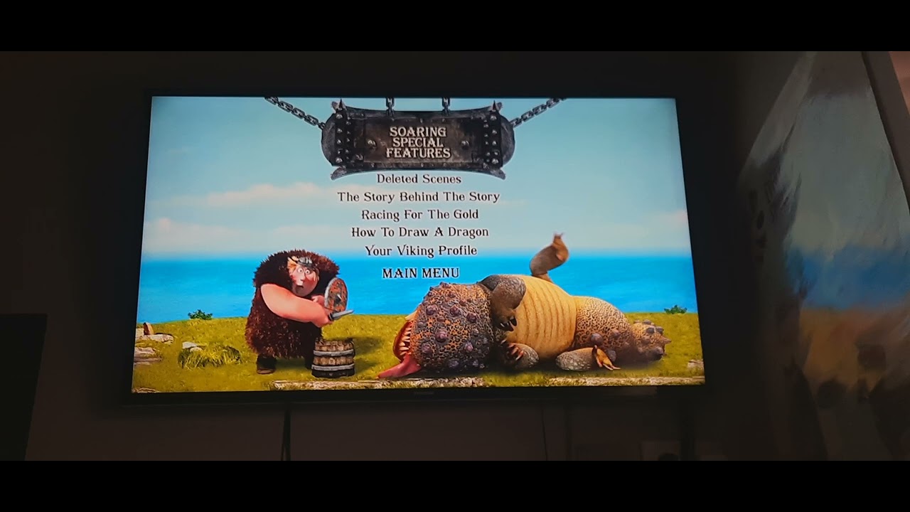 Legend Of The Boneknapper Dragon 2010 UK DVD Menu Walkthrough - YouTube