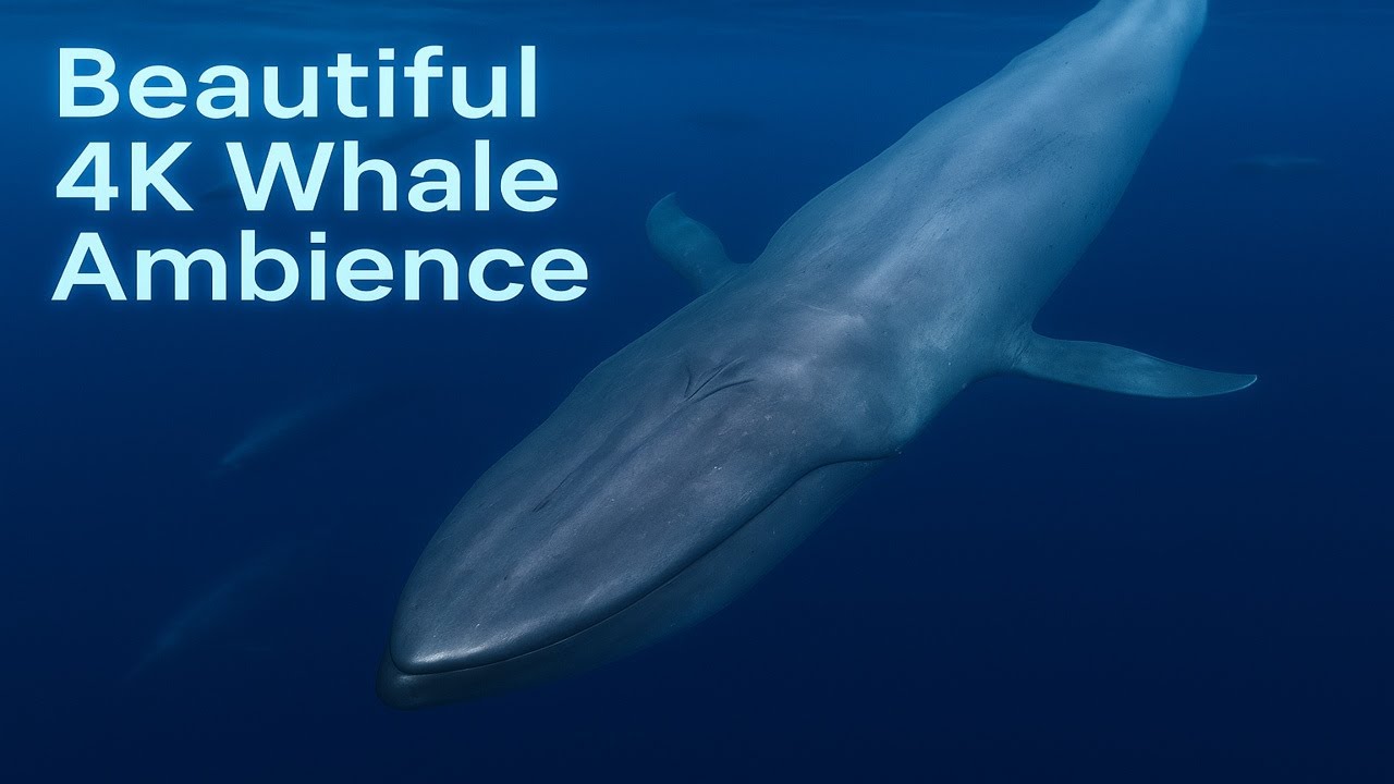 A World of Whales: 4k Ambience- Relax, Sleep, Study (1+ Hour of Deep ...