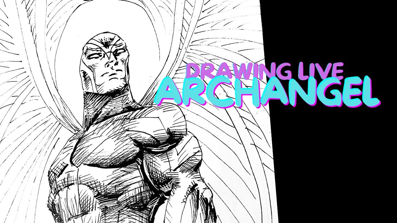 Drawing live - ARCHANGEL - YouTube