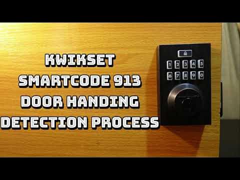 Kwikset SmartCode 913 Door Handing Detection Process - YouTube