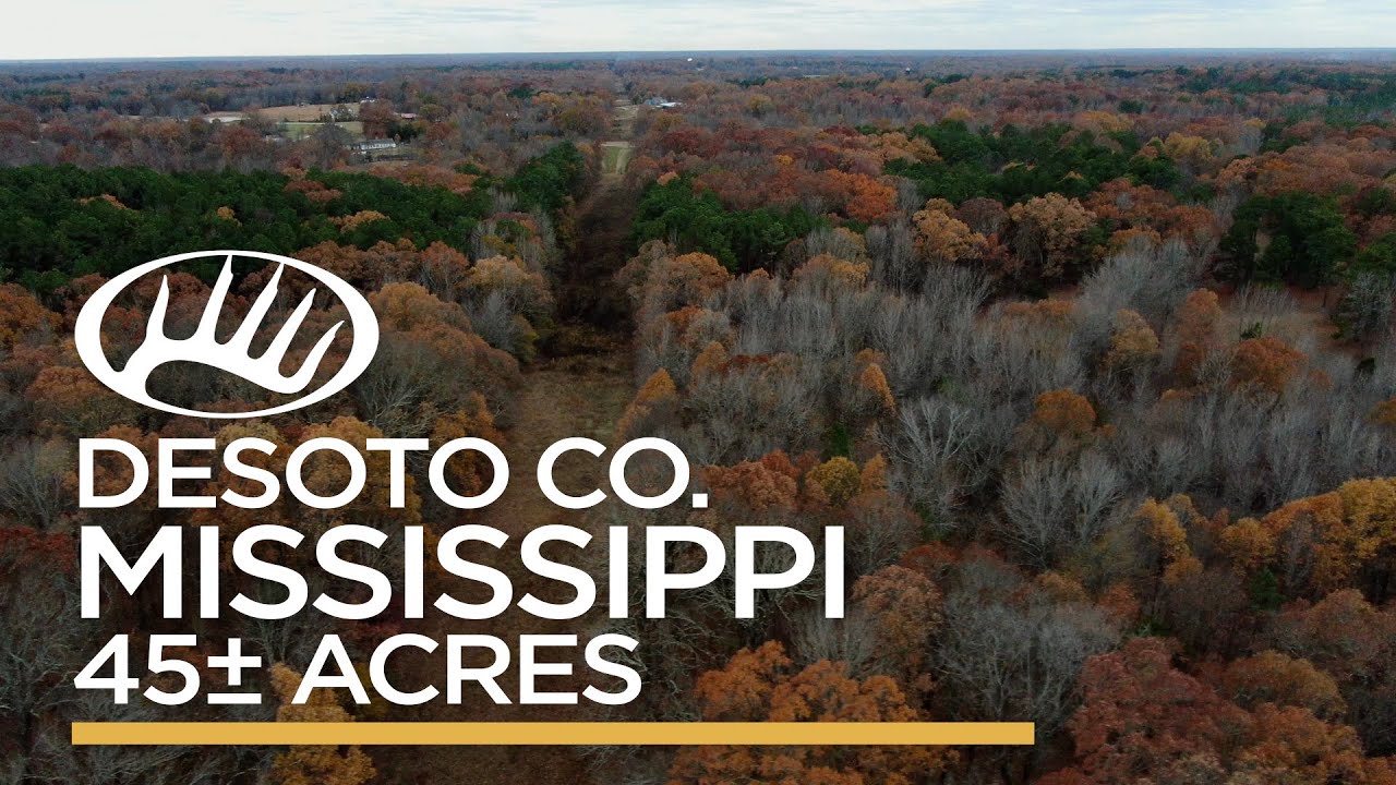 Desoto County, MS 45± Acres - YouTube
