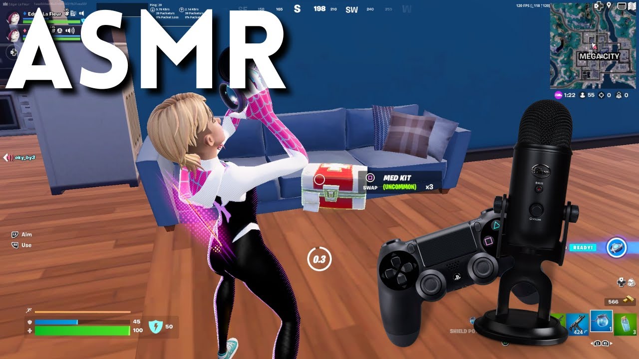 ASMR Gaming | Fortnite New Season 3 (Whispering) - YouTube
