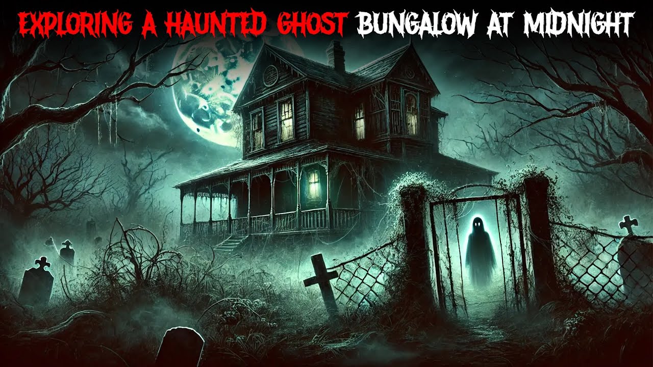 Exploring a Haunted Ghost Bungalow at Midnight - YouTube
