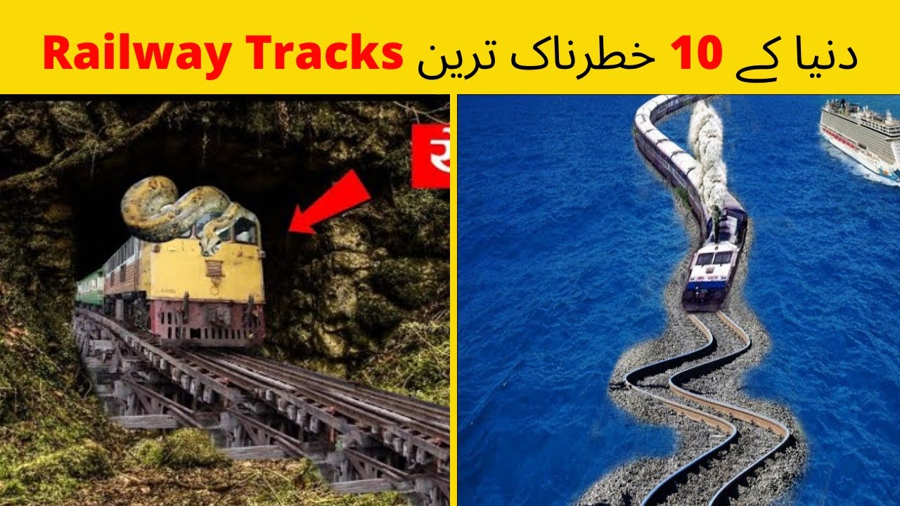 Top 10 Most Dangerous Railway Tracks In The World - YouTube