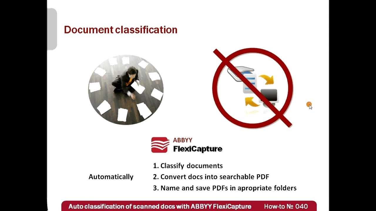 How-to No. 40 — Automated classification of scanned documents with ABBYY FlexiCapture - YouTube