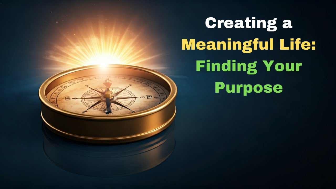 Creating a Meaningful Life: Finding Your Purpose - YouTube