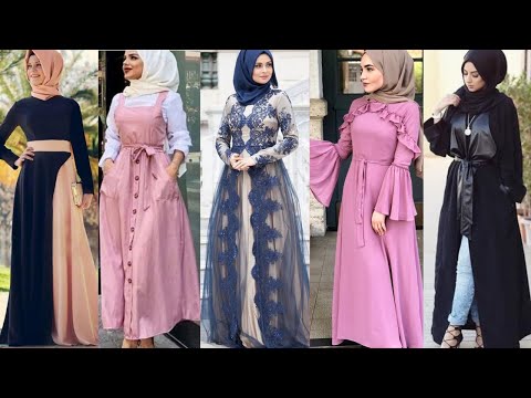 Muslim Fashion//Elegant Long Muslim Modest Fashion Dresses Ideas//Hijab  Style Dress Collection