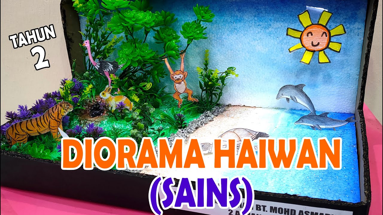 Diorama Haiwan Ibu Dan Anak - Project Based Learning (Sains) Tahun 2 ...